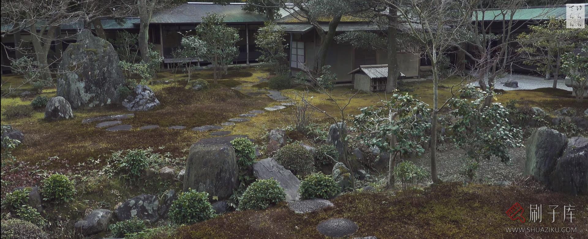 [4K]黄梅院・大德寺OUBAI-IN GARDEN-日式侘寂庭院 - 刷子库
